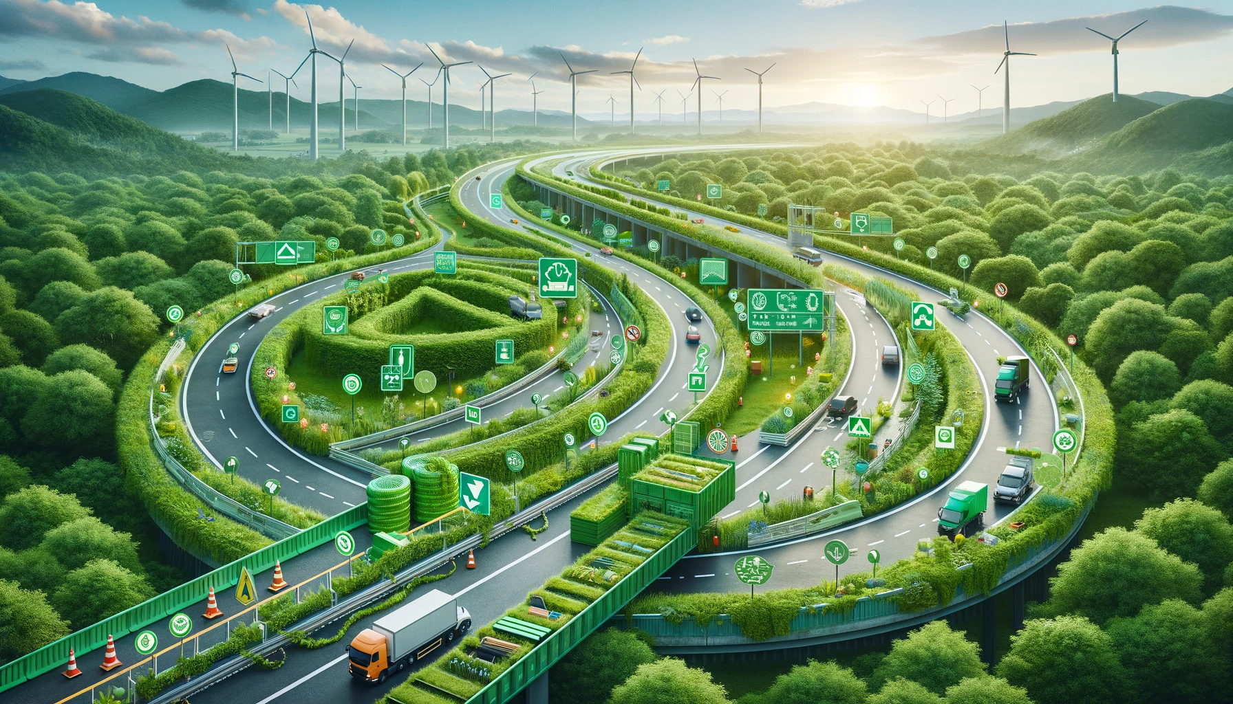 Environmental Benefits of Reusing Highway Safety Equipment - Traffic Circle